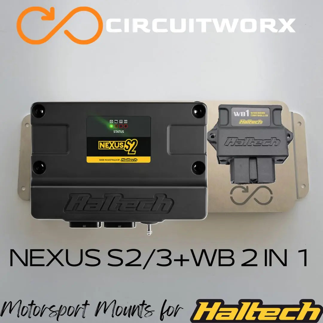 Haltech S2/S3L ECU and Wideband 2 In 1 Mount – CIRCUITWORXS