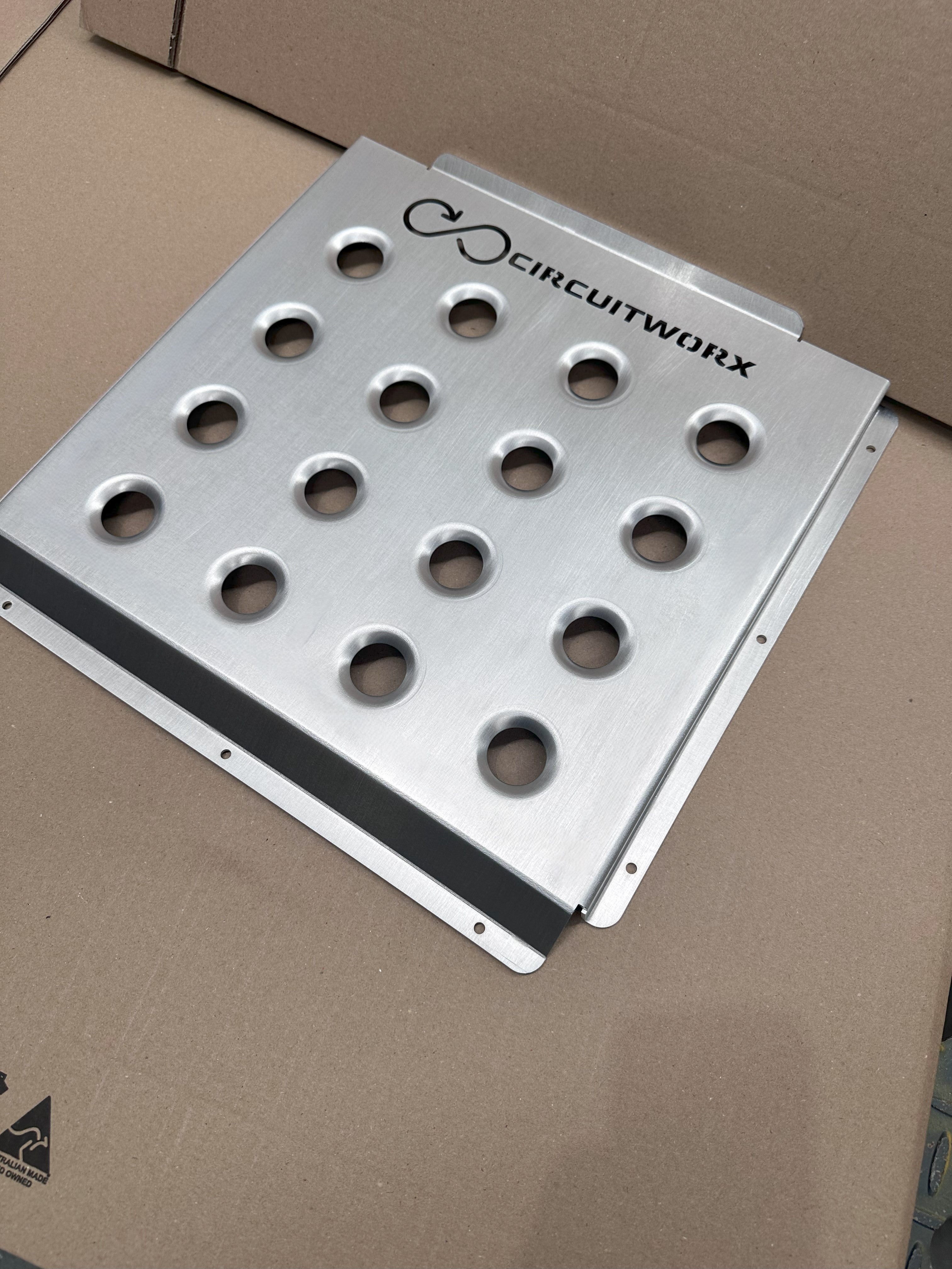 DRIVERS HEEL PLATE -RACING FLOOR PLATE- DIMPLE DIE PLATE – CIRCUITWORXS